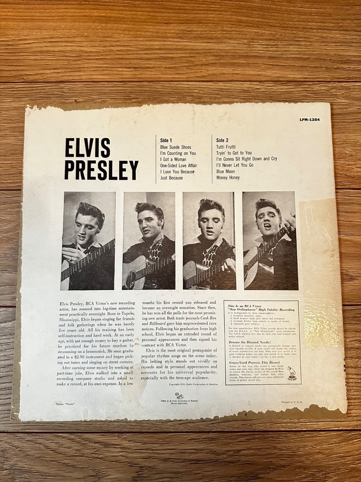 Elvis Presley - Elvis Presley - 1956 1st US pressing. RARE! | eBay UK