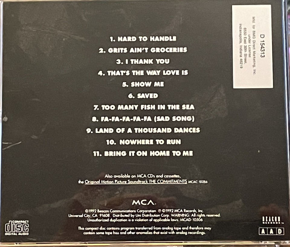 The Commitments, Vol. 2 - Music From The Original Soundtrack Plus 7 New ...