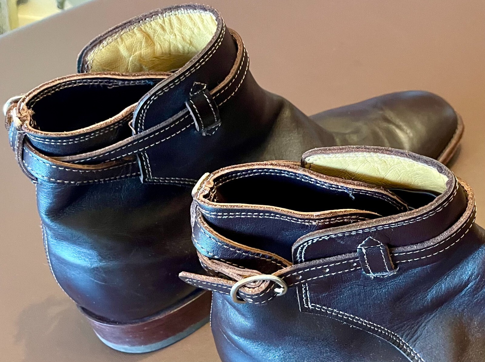 RM Williams Stockman Buckle Boots. Brown leather Excellent condition ...