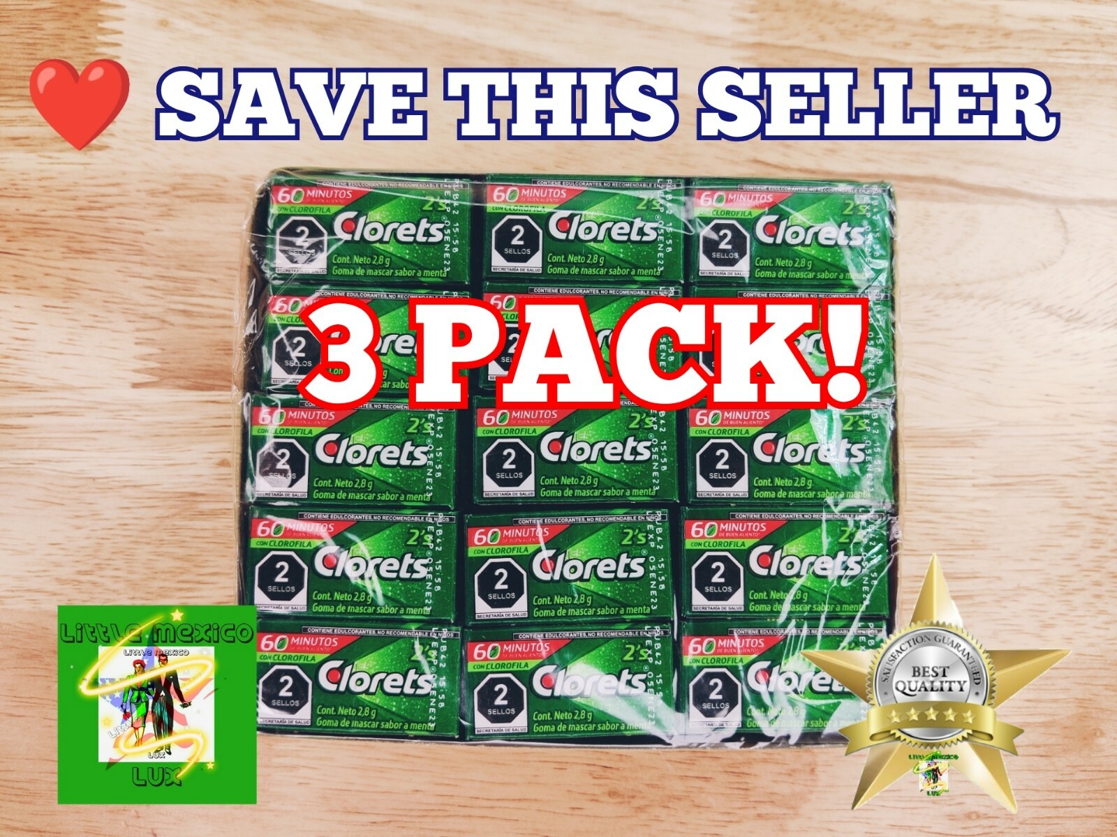 3 PACK! CLORETS 60 PACK OF MINT Flavored Gum 360 Pieces Of Gum !⚡🚚 | eBay