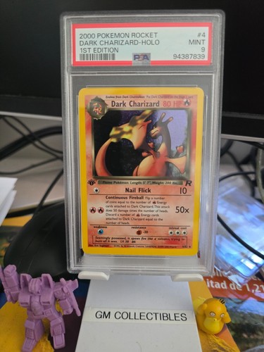 2000 Pokemon 1st Edition Team Rocket Rare Holo: Dark Charizard 4/82: PSA 9 | eBay