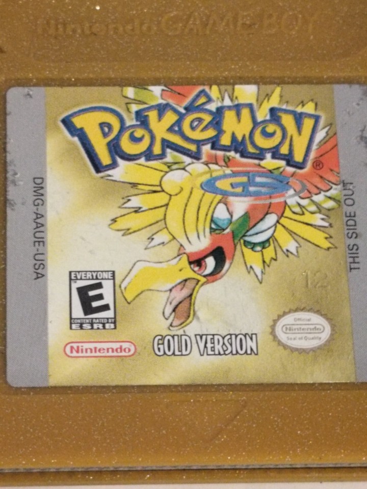 Nintendo Gameboy Color Pokemon Gold Version Game - Tested (2000, Game ...
