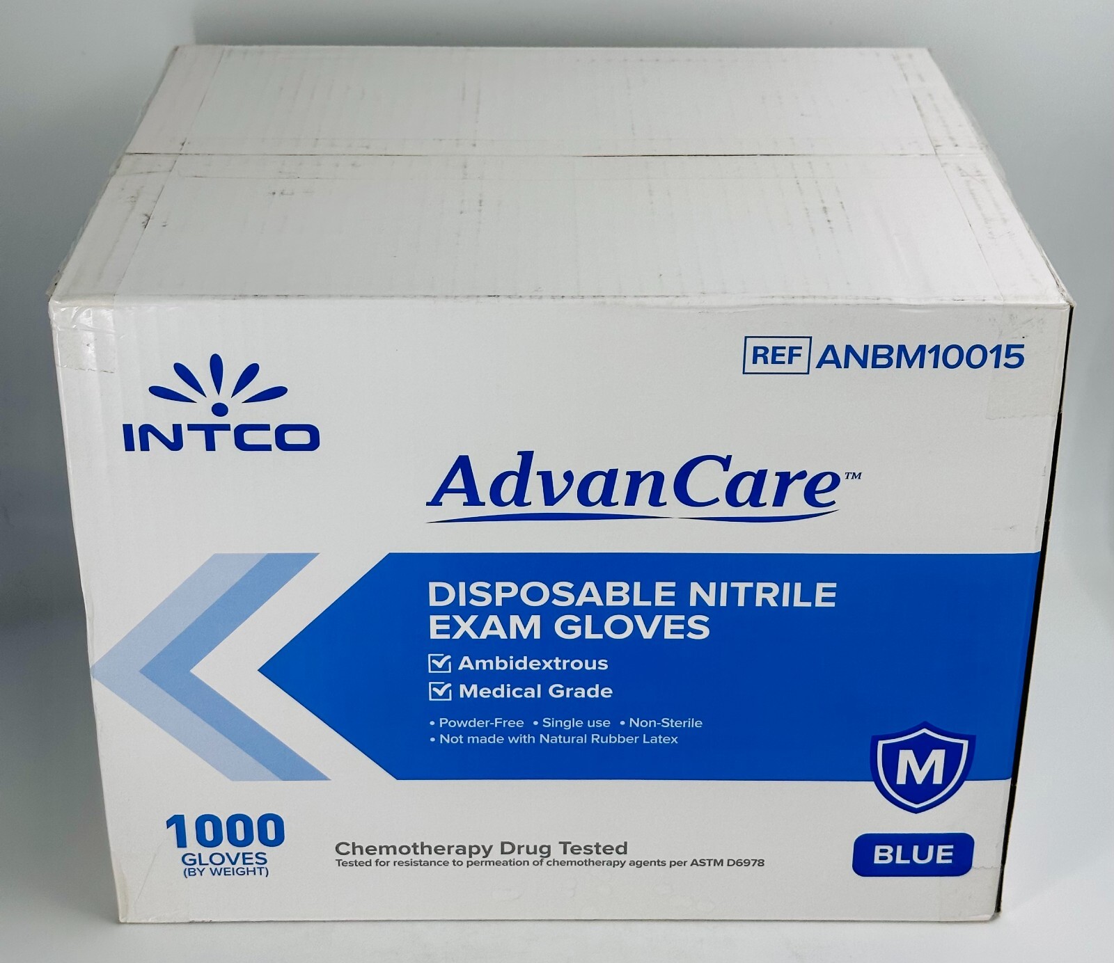AdvanCare Nitrile Exam Gloves, Powder-Free, Medical Grade - CASE - Size ...