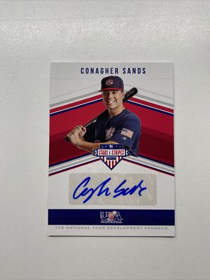 2018 Panini Stars & Stripes Conagher Sands Auto /186 SS-CS | eBay