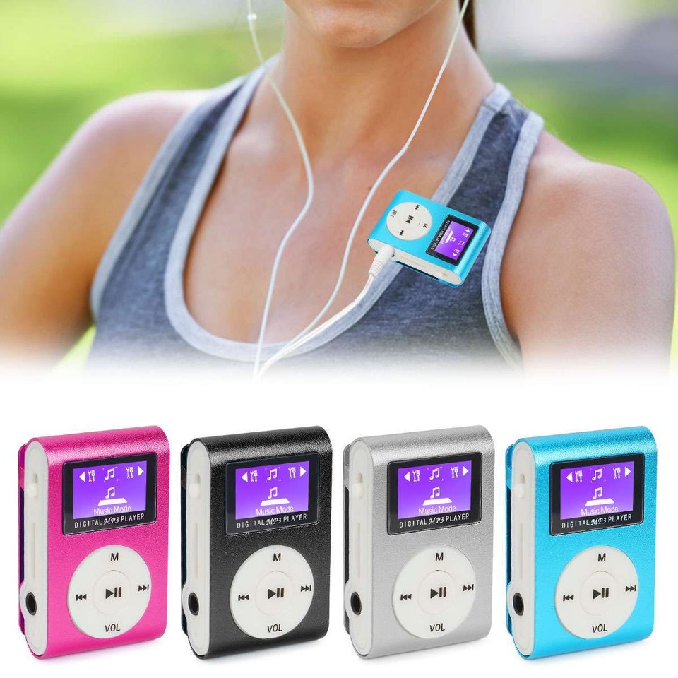 Mini MP3 Player Portable Clip Running Sport Music Play Support Micro SD ...