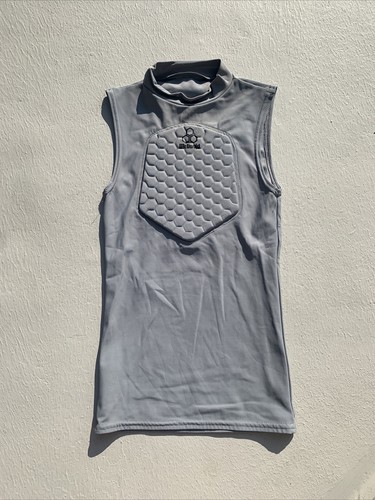 McDavid Boy’s Sz M Baseball Heart Guard Shirt Chest Protector ~Gray~ | eBay