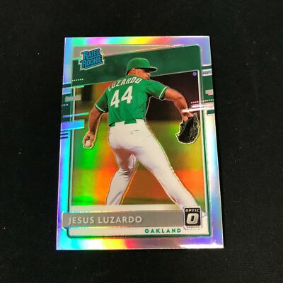 2020 Optic JESUS LUZARDO Rated Rookie Silver #34 Oakland Athletics ...