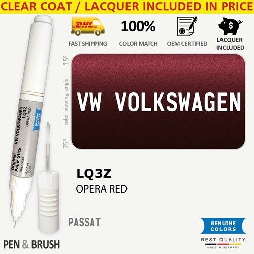 LQ3Z Touch Up Paint for VW Volkswagen Red PASSAT Q3Z OPERA RED Pen ...
