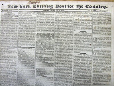 1830 newspaper w CHEROKEE INDIANS before INDIAN REMOVAL POLICY & Trail ...