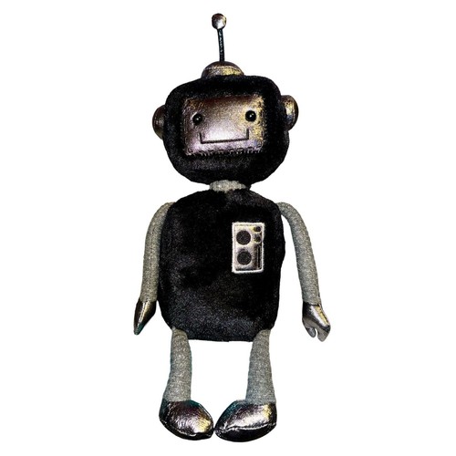 Jellycat Little JellyBot Robot 12” Plush Stuffy - Black Silver Beep ...