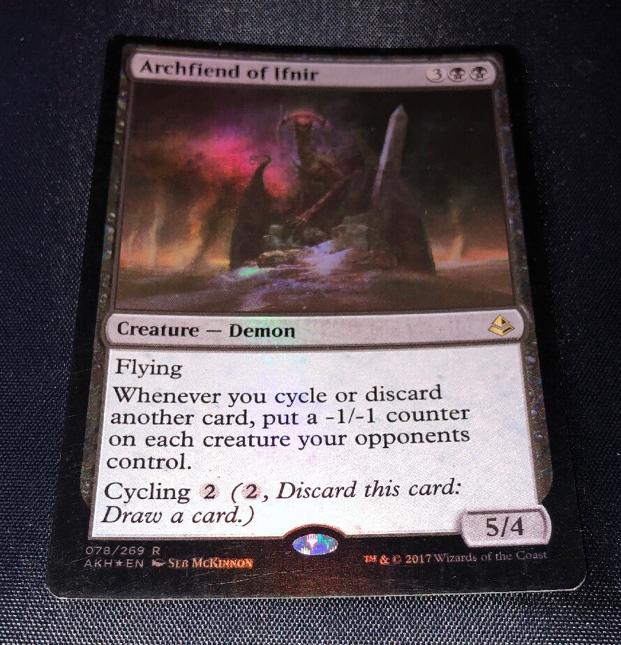 Foil Archfiend Of Ifnir - Amonkhet - Rare - MTG | eBay UK