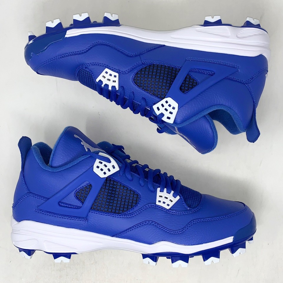 Air Jordan 4 MCS Royal Blue Baseball Cleats, Size 12 BNIB 807709-401 | eBay