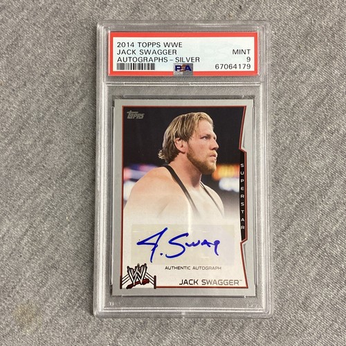 2014 Topps WWE Jack Swagger Autographs-Silver PSA 9 MINT | eBay