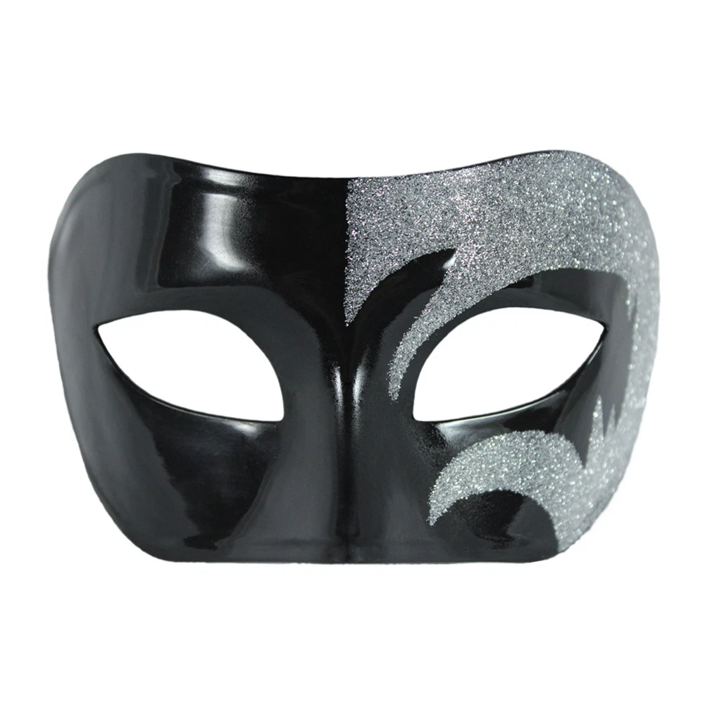 White And Black Masquerade Mask