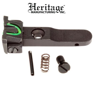 NEW Heritage Rough Rider Adjustable Green Rear Fiber Optic Sight ...