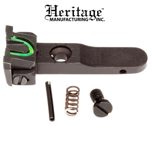 NEW Heritage Rough Rider Adjustable Green Rear Fiber Optic Sight ...