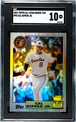 2021 Topps All Star Rookie Cup #95 Cal Ripken Jr. FOIL SGC 10 GEM MINT ...