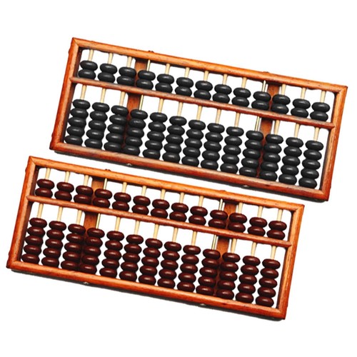 13 digits Wood Abacus Chinese Calculator Professional Counting Tool ...