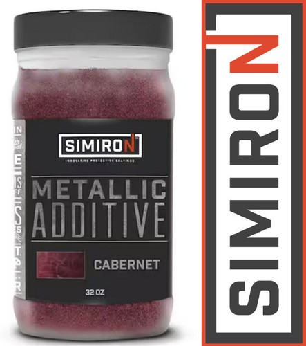 NEW! SIMIRON 32oz Metallic Paint/Epoxy Additive - Cabernet 40003289 | eBay