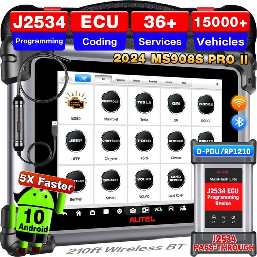 Autel MaxiSYS MS908S PRO II ELITE ECU PROGRAMMING Diagnostic Tool | eBay