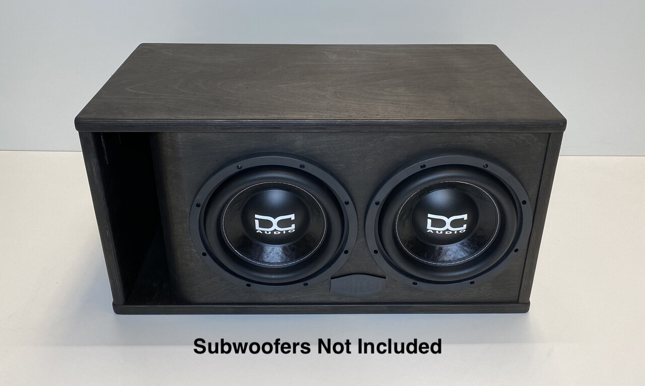 Gately Audio Subwoofer Enclosure 2 X 10" Ported Sub Box 2.0 Cubic Feet ...