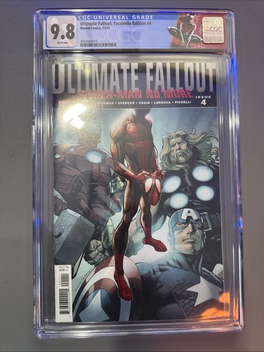 Ultimate Fallout: Facsimile Edition 4 CGC 9.8 Reprints Ultimate Fallout ...