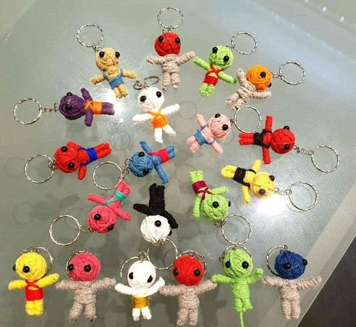 Magic Spell Lucky VooDoo Baby Dolls Keyring Key Ring Chain Bag Charm ...