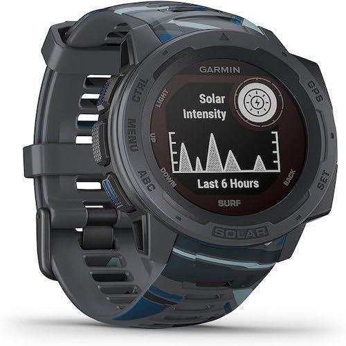 Garmin Instinct Solar Surf Edition Rugged GPS Watch Heart Rate Pipeline ...