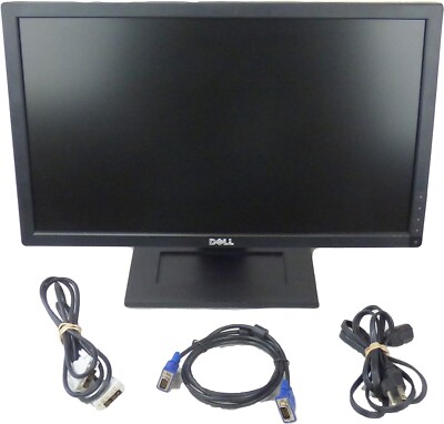 Dell E2210f 22" LCD 1680x1050 Widescreen VGA DVI Monitor w/ Stand and ...