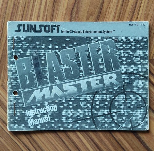 Manual Blaster Master español Nintendo NES con agujeros España Envio ...