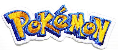 Pokemon TEXT EMBROIDERED Patch Sew Iron on 4.75"X 1.75" | eBay