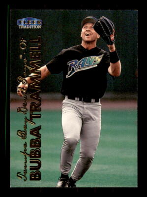 1999 Baseball Fleer Tradition Bubba Trammell Tampa Bay Devil Rays #276 ...