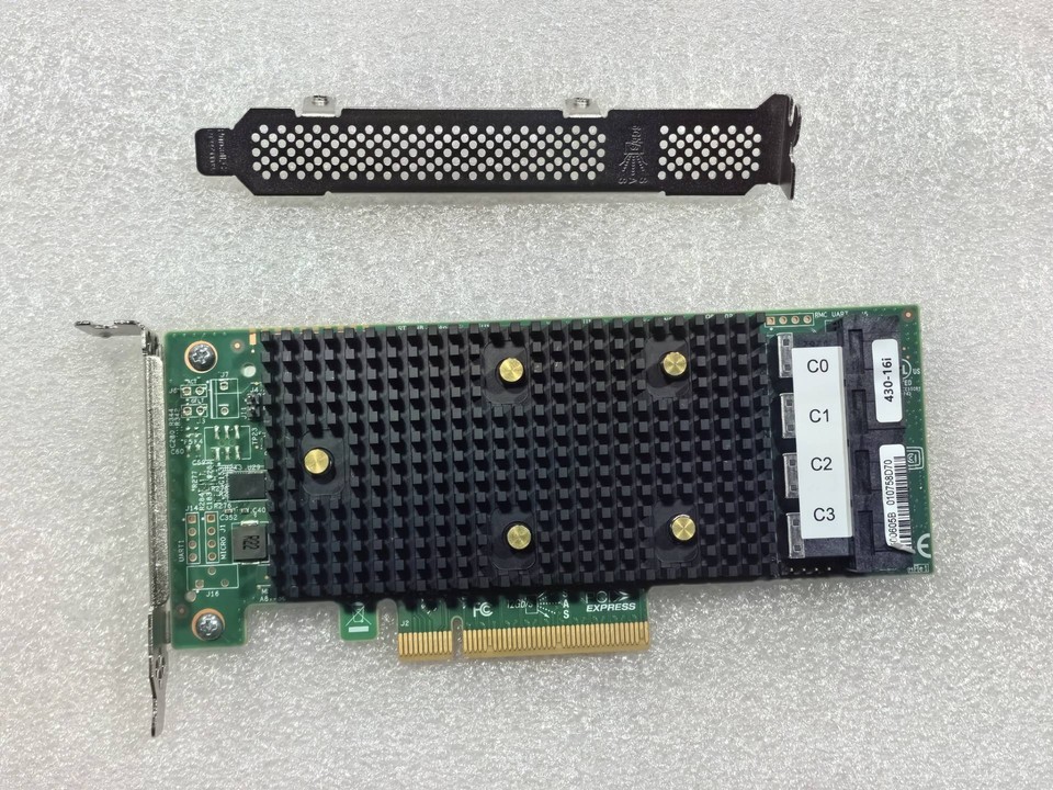 Lenovo 430-16i / Broadcom LSI 9400-16i SATA / SAS HBA Controller 12G IT ...