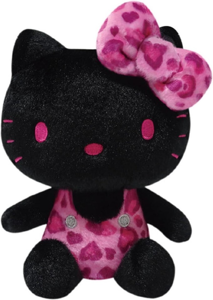 Sanrio Character Hello Kitty Sitting Stuffed Toy (Leopard Print Series ...