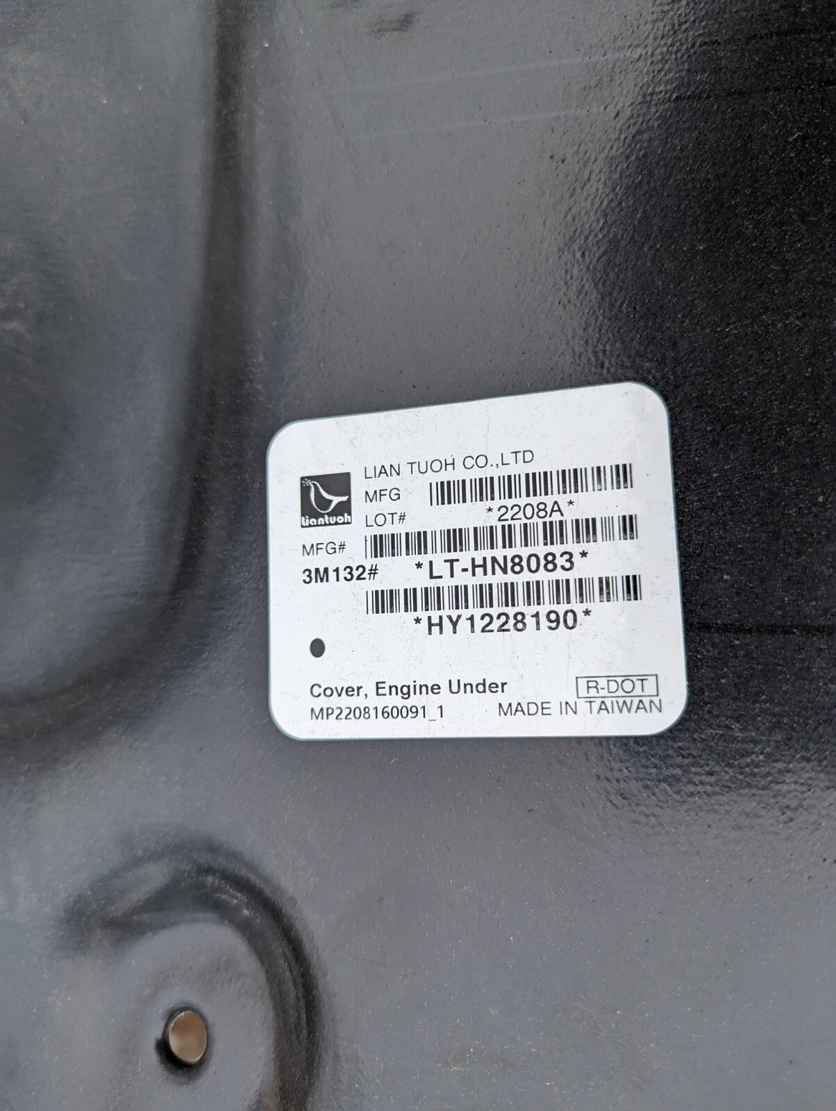 Front Engine Splash Shield Under Cover Fits 2016-21 Hyundai Tucson ...