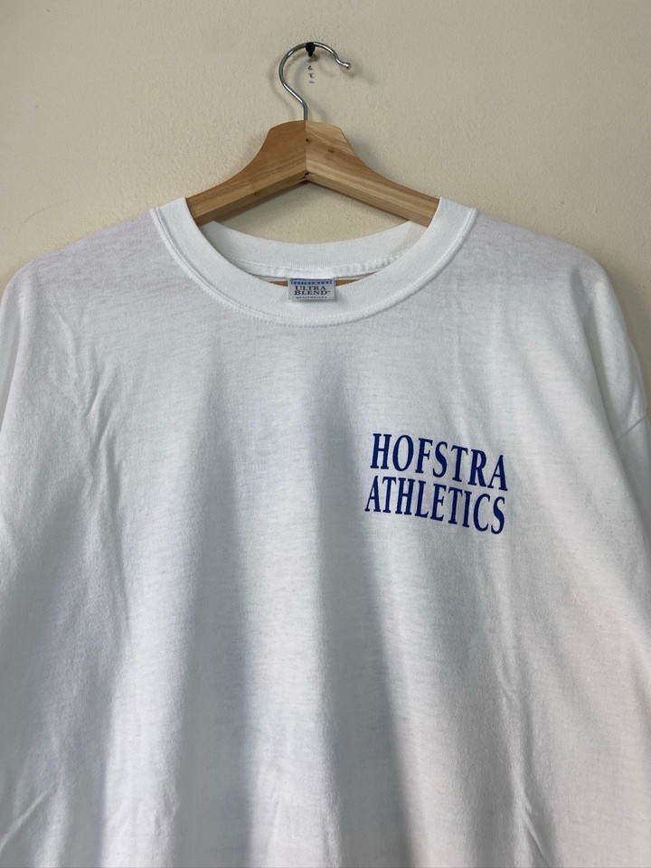 Vintage Hofstra University Athletics Lion Pride Logo Graphic Art White ...