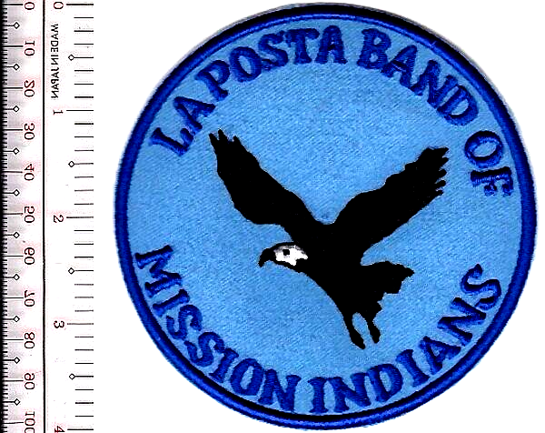 American Indian Tribe La Posta Band Mission Indians Patch vel NO TARIFF ...