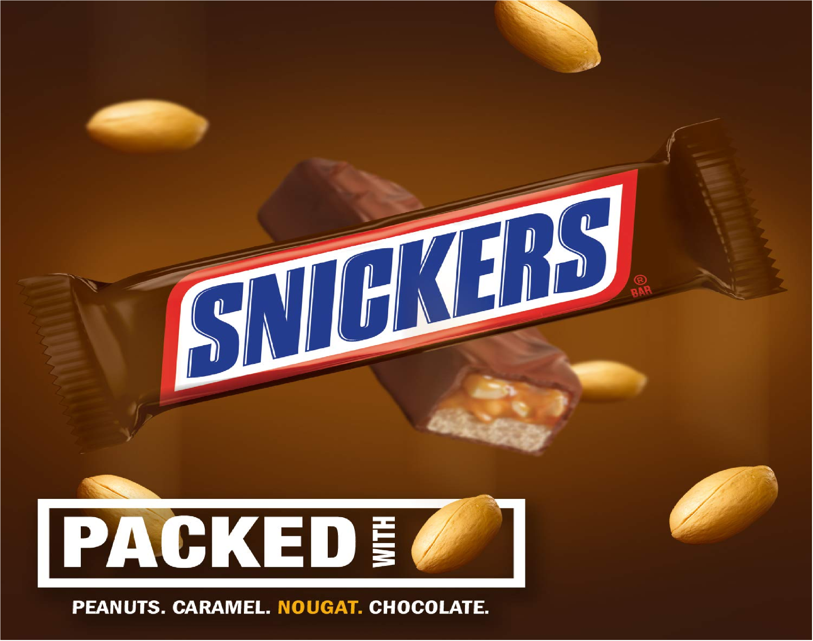 Snickers Single Bar Chocolate Candy - 1.86oz of Lot (96 candy bars) for ...