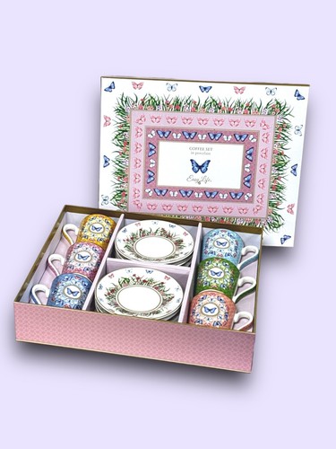 Easy Life Porcelain Espresso Cup Spring Parade 6-er Set IN Beautiful ...