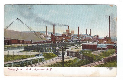 Solvay Process Works, Syracuse, New York Vintage Postcard | eBay