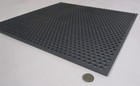 PVC Type I Perforated Sheet, 1/4" Thick x 24" x 24", 1/2" Dia Hole ...