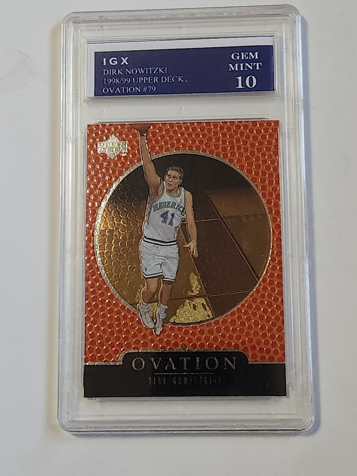 DIRK NOWITZKI ROOKIE CARD 1998 Upper Deck Basketball GEM MINT 10 Dallas ...