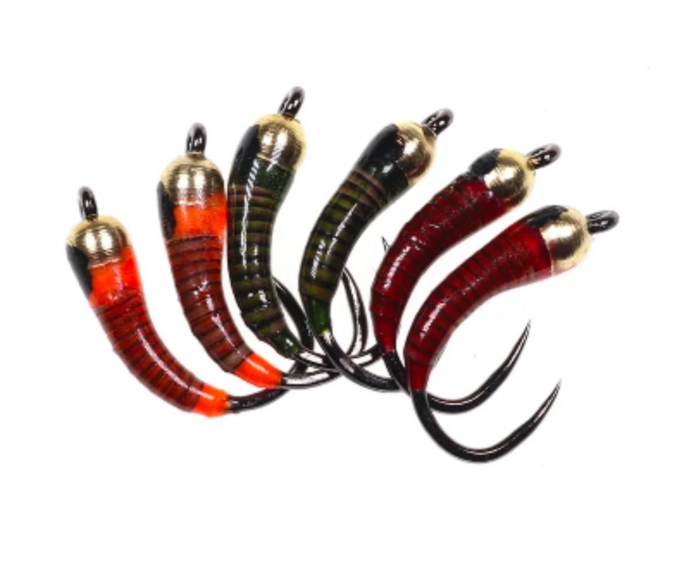 48PCS Fly Fishing Flies Nymph Kit Tungsten/Copper Jig Euro Nymphs | eBay