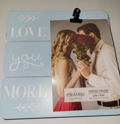 LOVE YOU MORE PICTURE CLIP FRAME | eBay