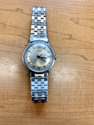 Vintage Sears Roebuck Phasar Watch X-A1 Men Silver Steel Day Date | eBay