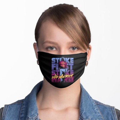 Adjustable Cobra Kai Strike Hard No Mercy Face mask washable PPE | eBay