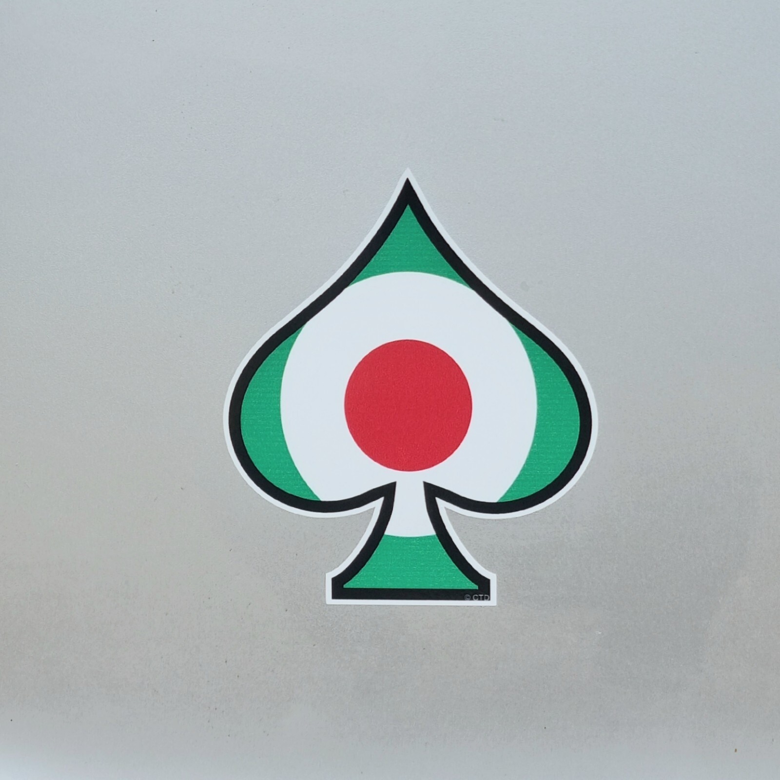 Italian MOD Target Roundel Ace of Spades Vinyl Sticker Decal For Car ...