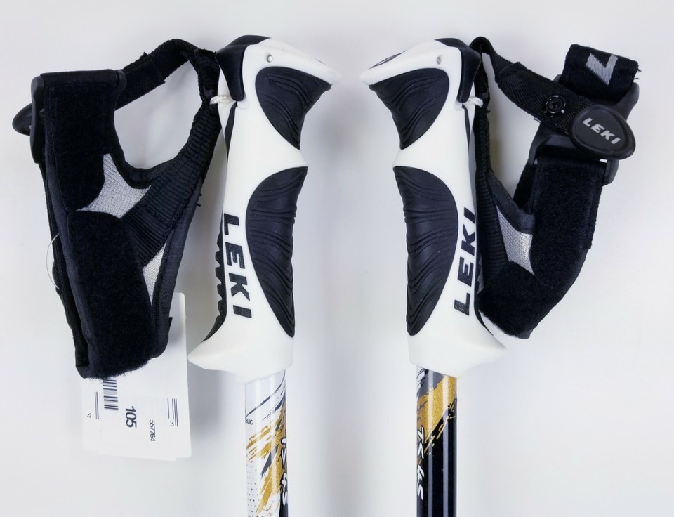 NEW LEKI S-Line Trigger S Aircraft Aluminum Ski Poles 105CM 42 ...