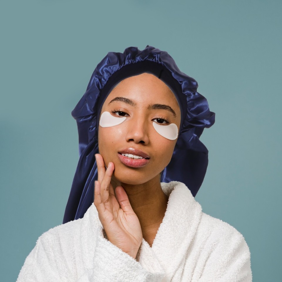 2 Pcs Hair Cap for Sleep Long Protection Caps Wraps Women Sleeping ...