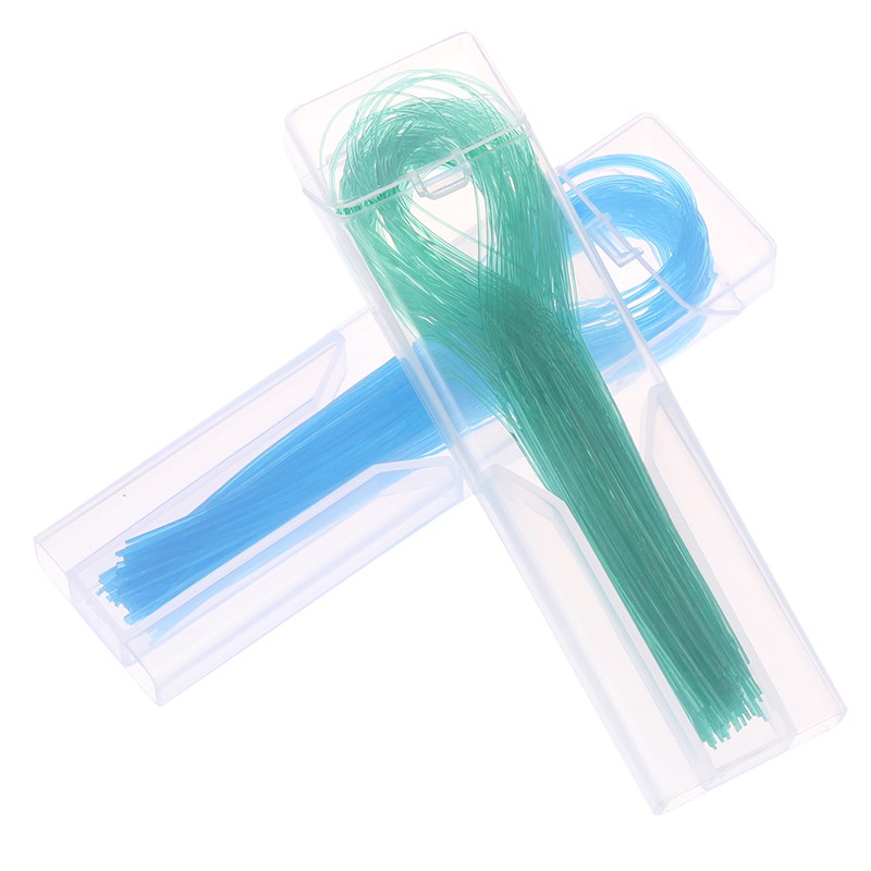 100Pcs Dental Loop Floss Threader Orthodontic Braces Fixed Retainer ...